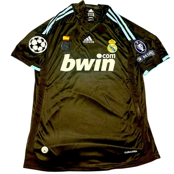adidas | Shirts | Real Madrid Retro Ucl Away Kit Cristiano Ronaldo Cr7 ...